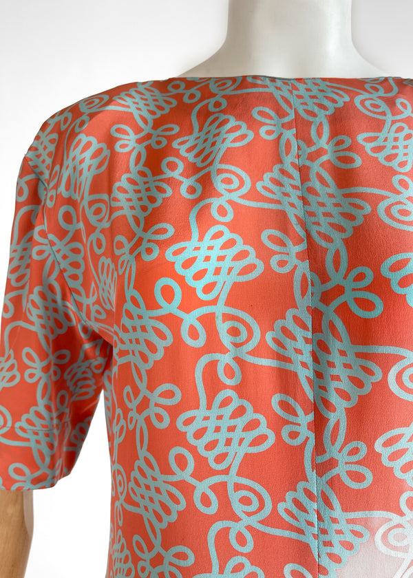 1970s Jean Muir Silk Jumpsuit - Raleigh Vintage