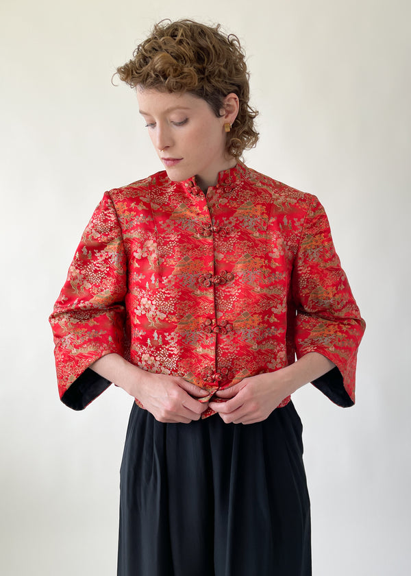 Vintage 1950s Chinese Silk Jacket - Raleigh Vintage