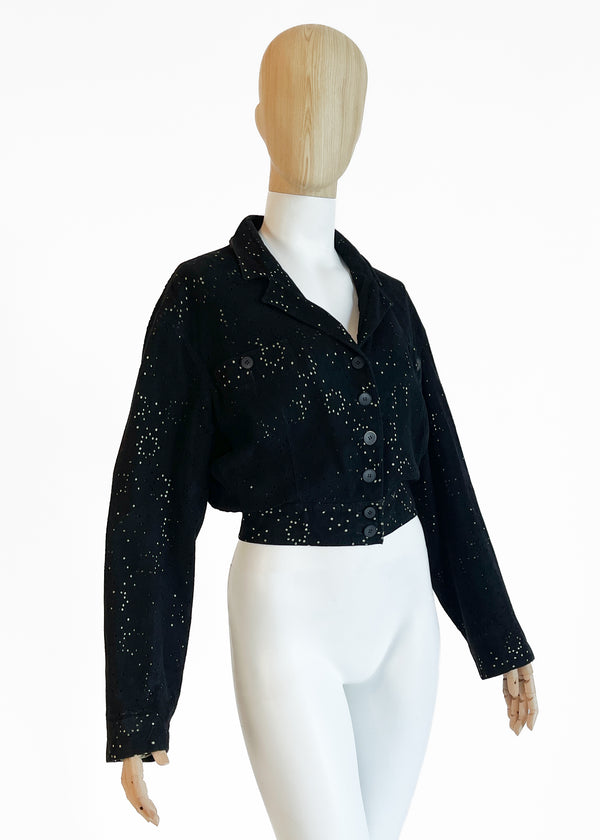 Alaia Suede Jacket Spring 1989 - Raleigh Vintage