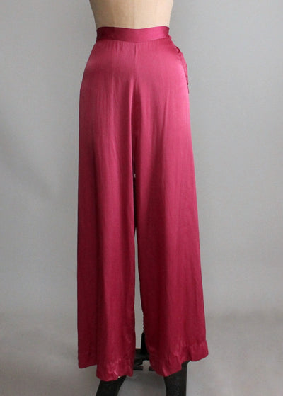 Vintage 1930s Barbizon Top and Pants Lounging Pajamas - Raleigh Vintage