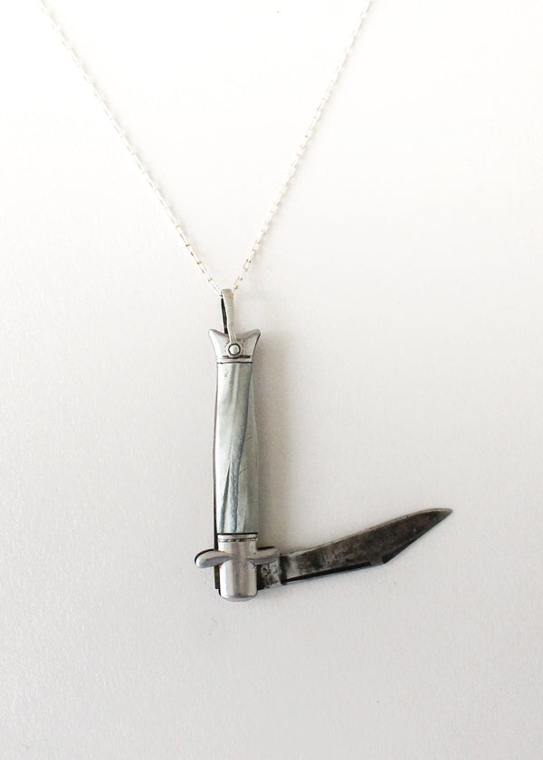 Vintage 1950s Pocket Knife Necklace - Raleigh Vintage