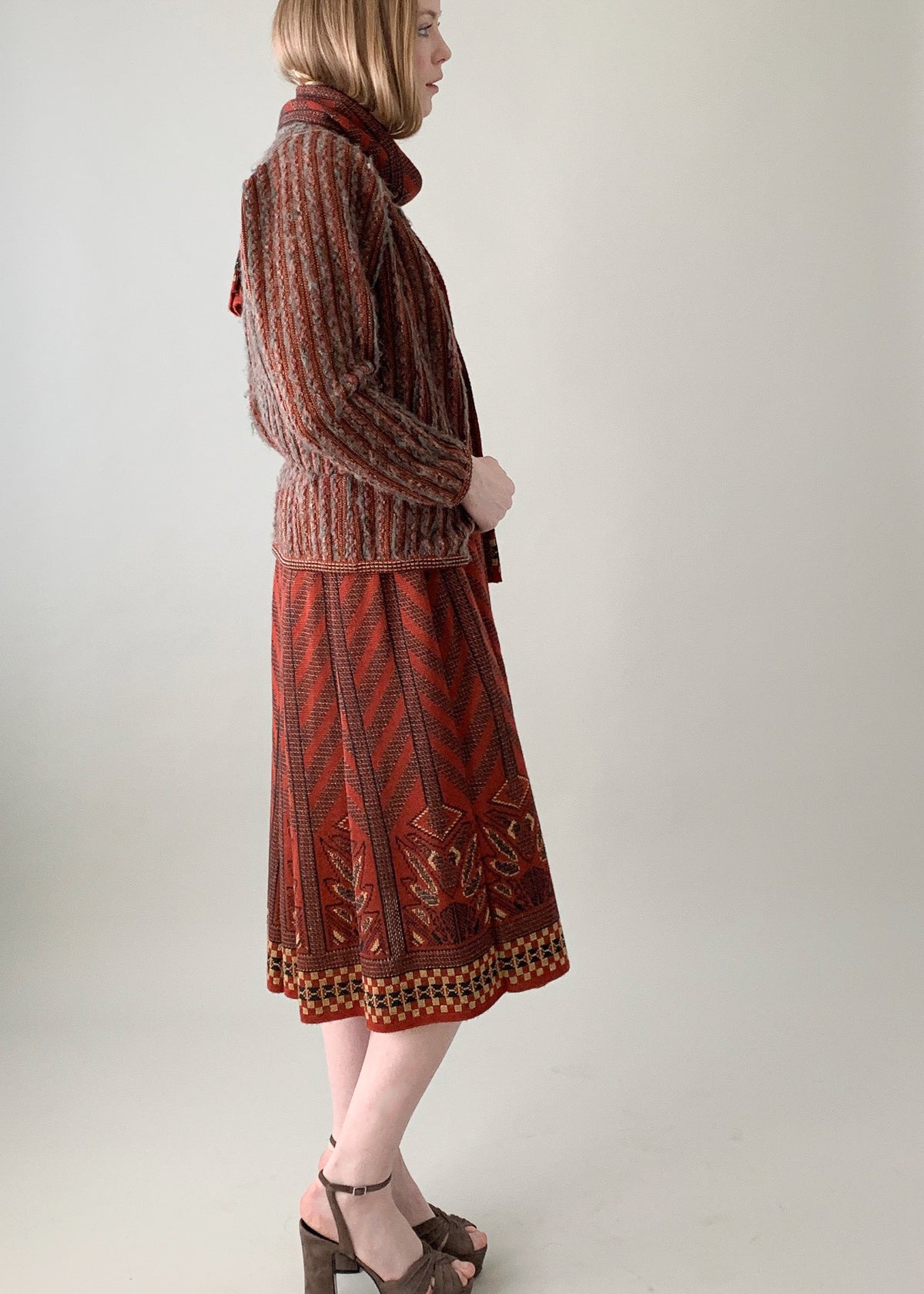 Vintage 1970s Bill Gibb Knit Dress Set - Raleigh Vintage