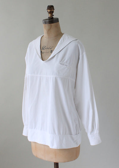 Vintage 1920s Jack Tar Togs Middy Blouse - Raleigh Vintage