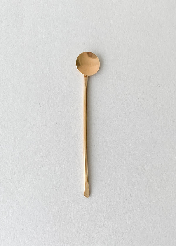 Handmade Brass Salt Spoon - Raleigh Vintage